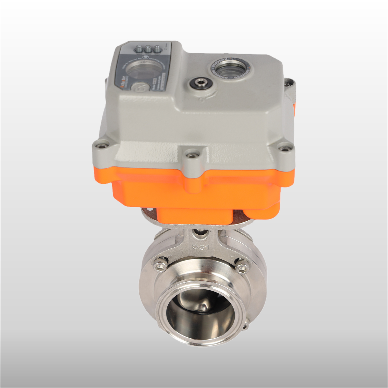 Sanitary Modulating Ex Explosion Proof Butterfly Valve - MTD Actuator Valve